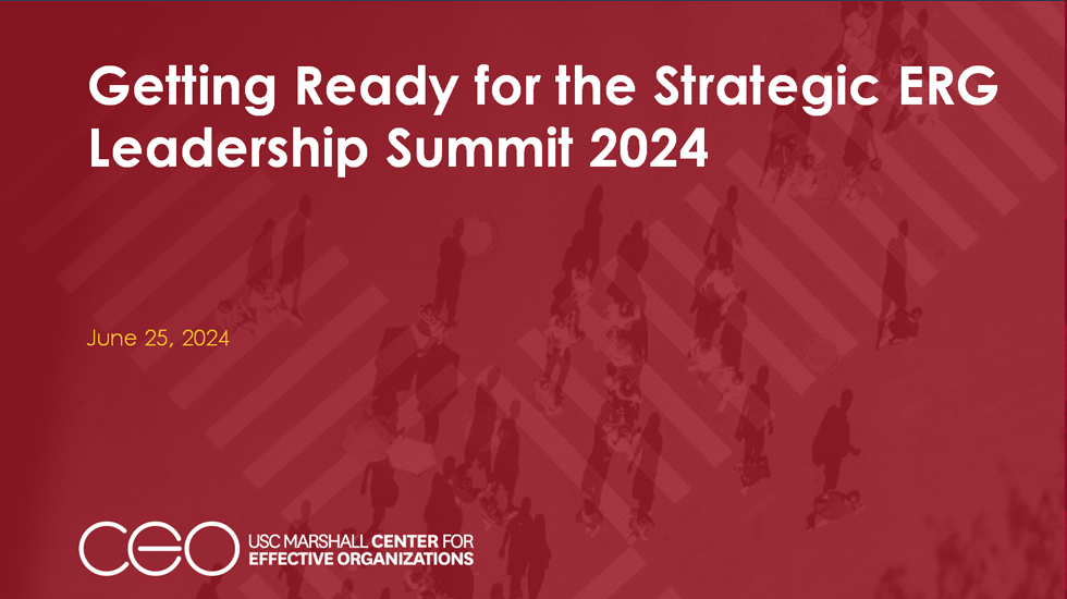 WEBINAR: Getting Ready for the Strategic ERG Leadership Summit 2024 ...