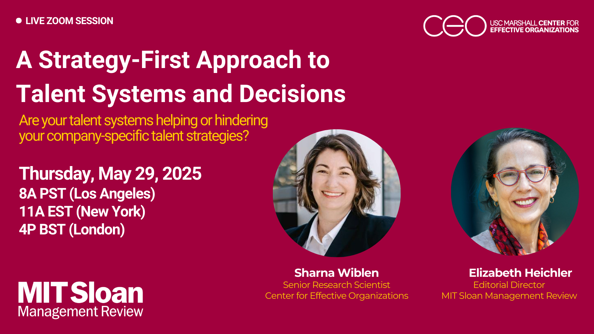 A Strategy-First Approach to Talent Systems and Decisions - USC Center ...